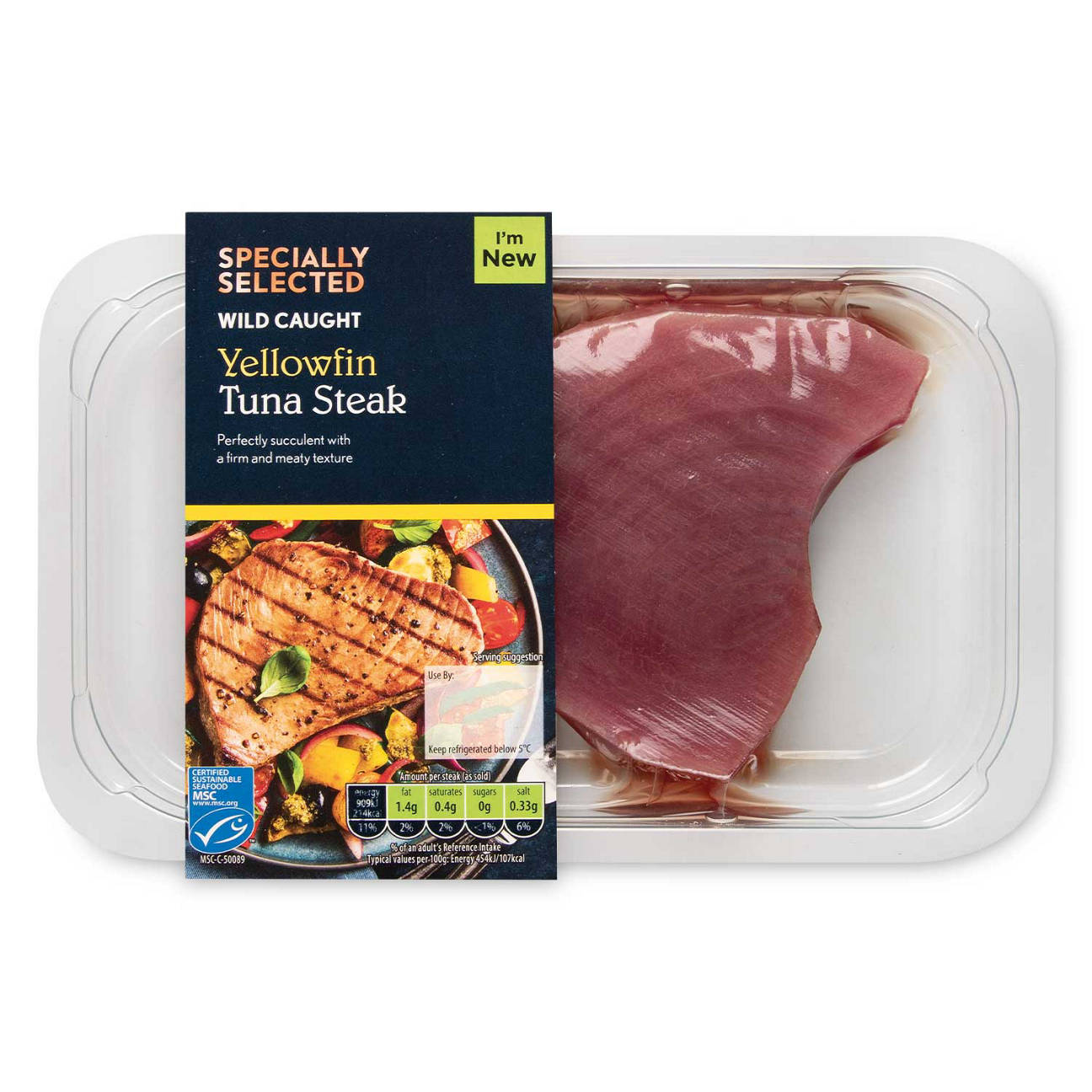 Wild Caught Yellowfin Tuna Steak | ALDI UK